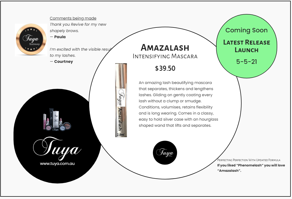 LATEST NEWS – Tuya Colour Cosmetics